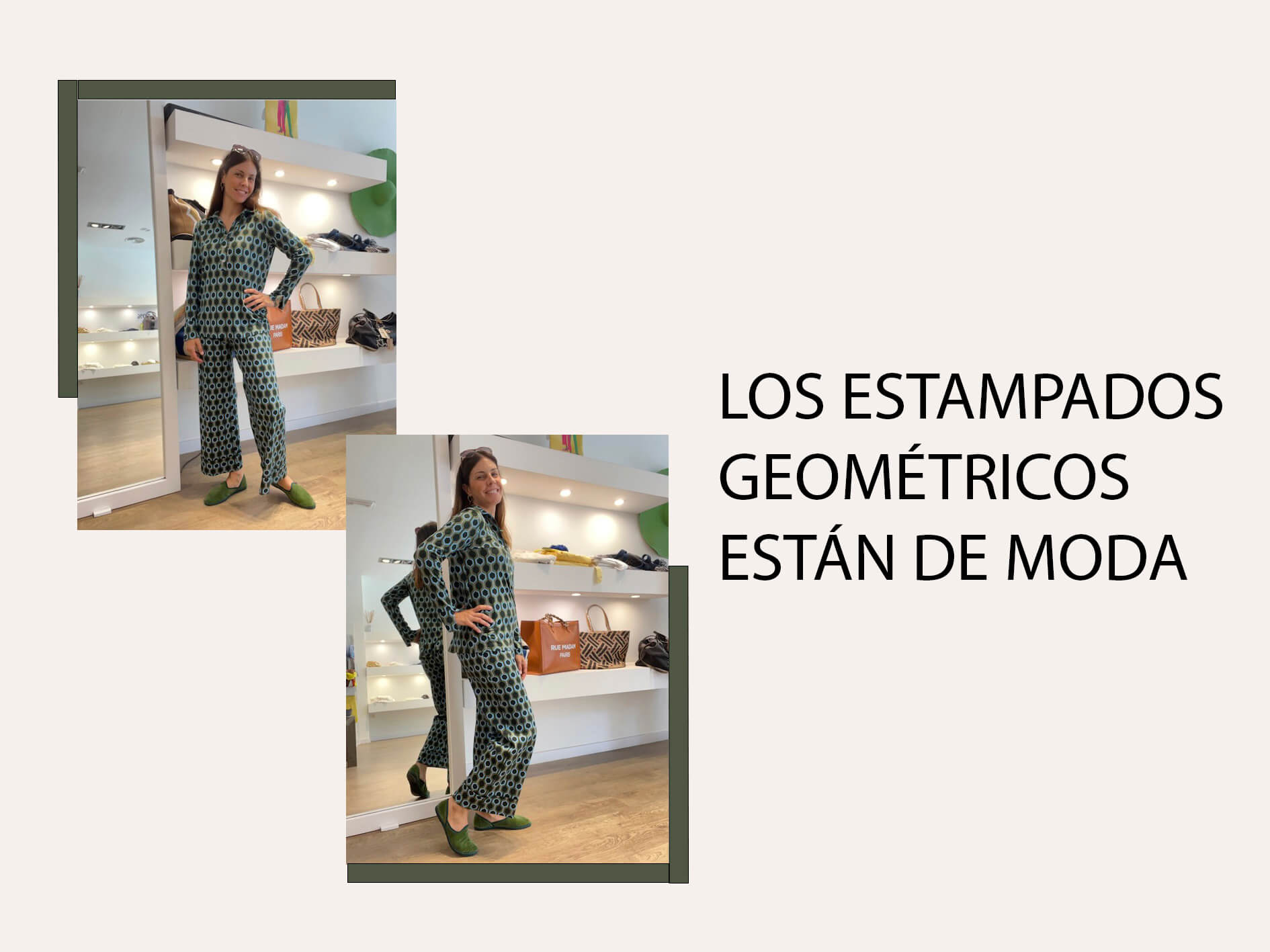 Los estampados geométricos son súper tendencia esta temporada ...