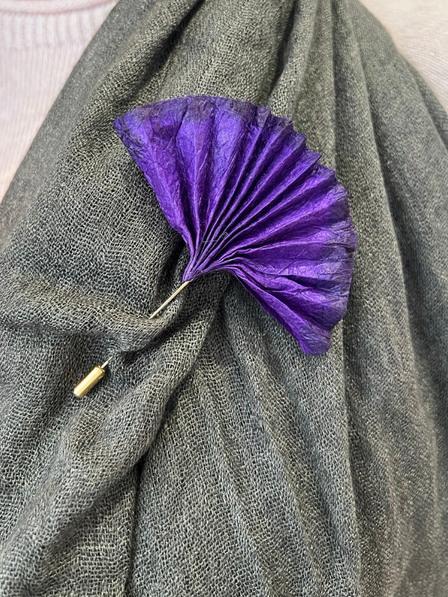 Ana Hagopian Pai Pai Violet Brooch