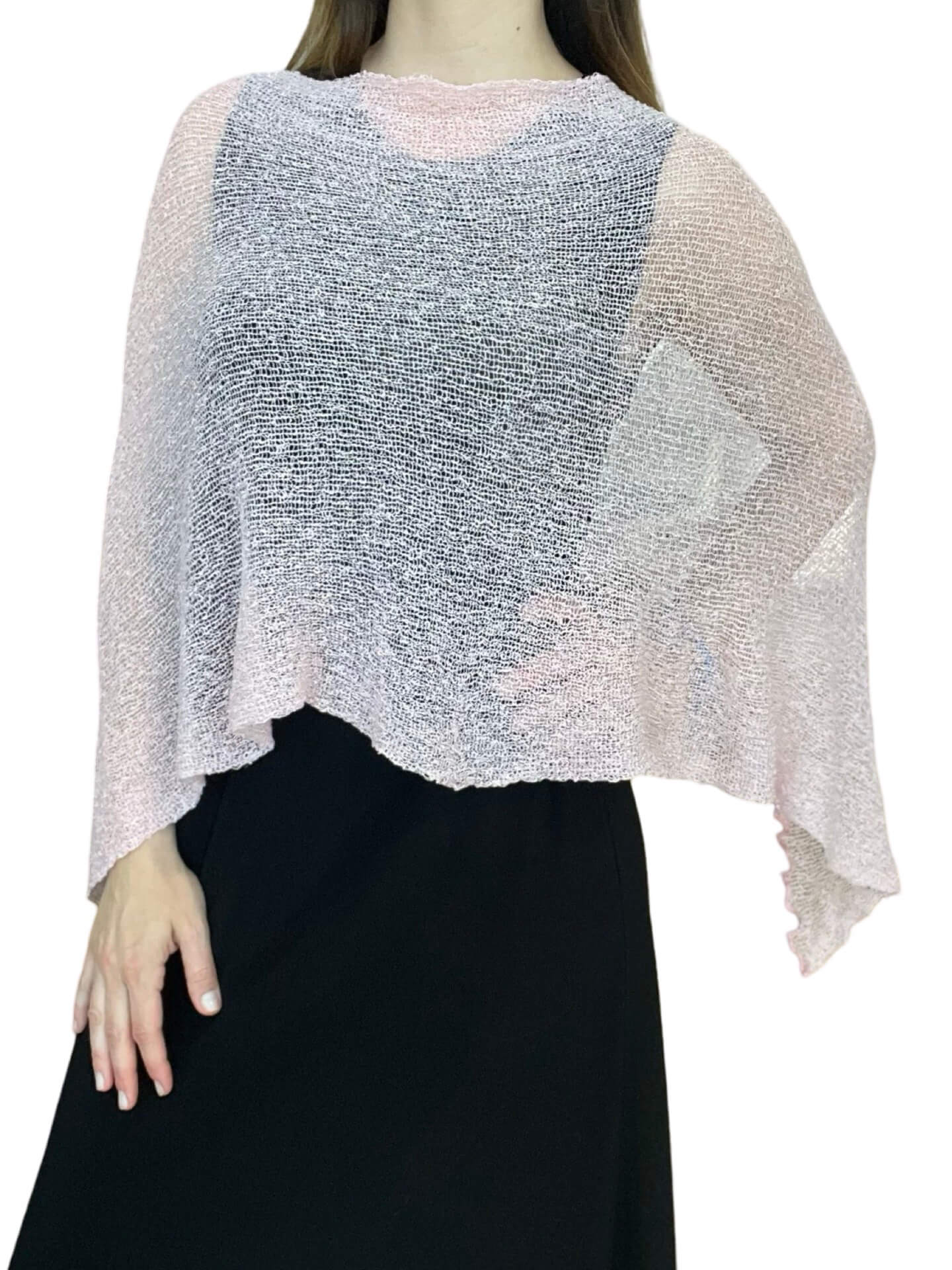 Poncho Il Baco Da Seta Rosa – ilbacodaseta